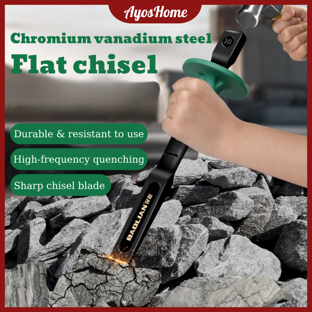Construction Flat Chisel Sharp Steel Chisel High Hardness Cement Chisel ...