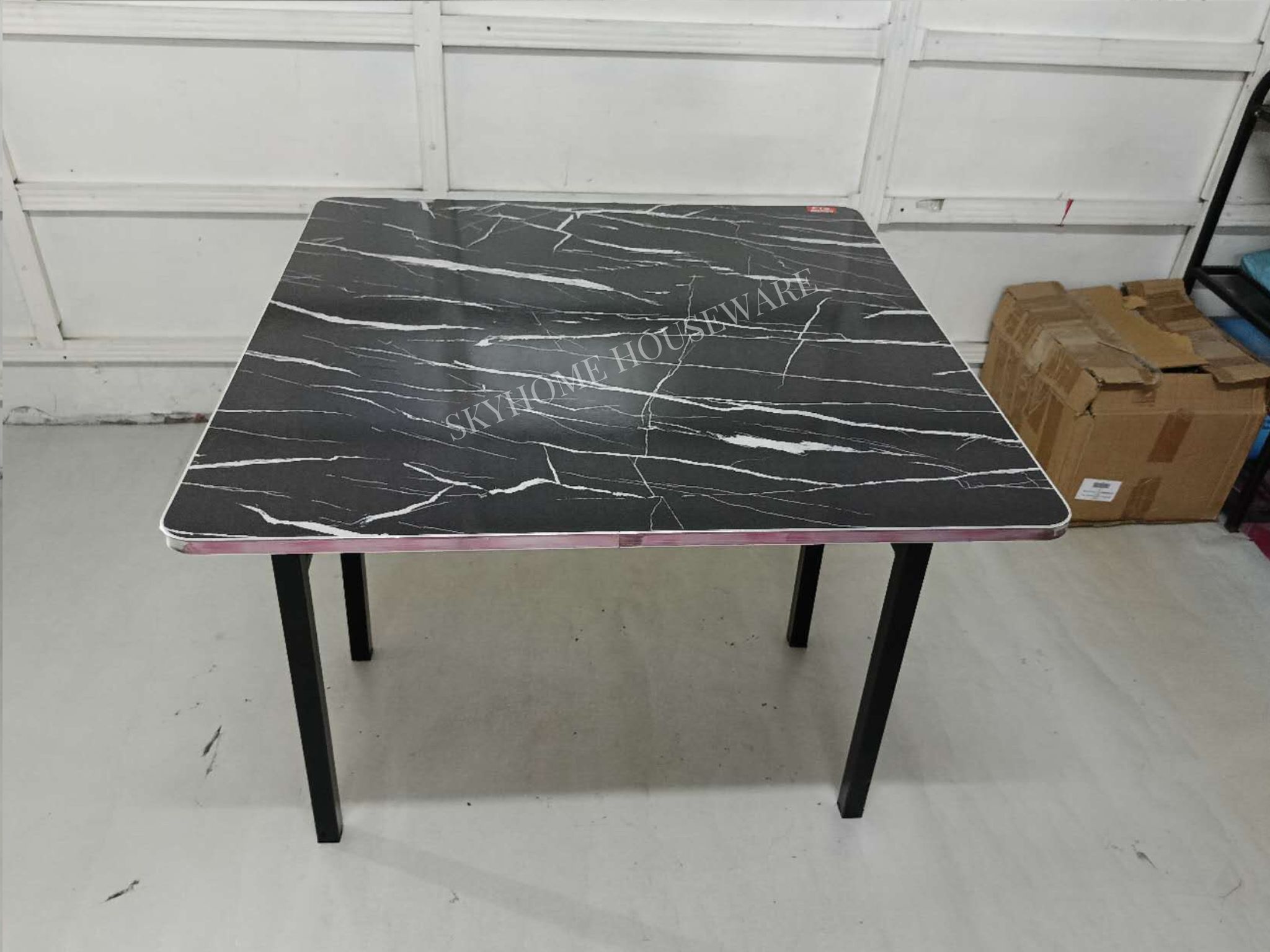 Foldable Table (Heavy Duty) 80x80 cm / Lamesa /Dining Table/ (Maximum ...