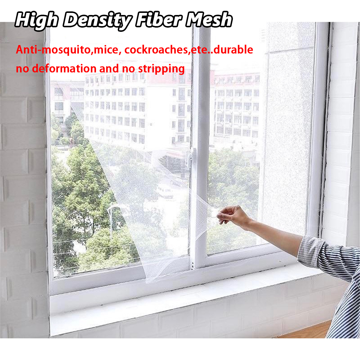 Window Diy Anti Mosquito Net For Window Fly Bug Door Window Screen Net ...