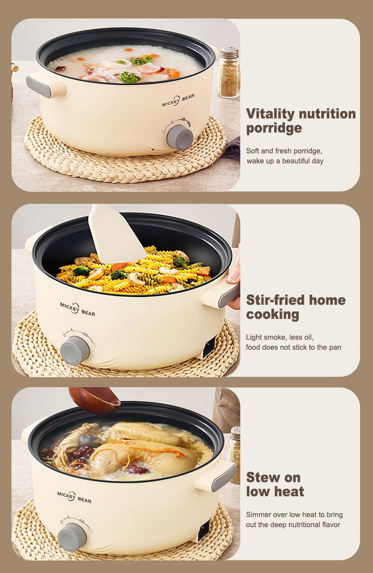 5L Electric Cooker Multifunction Cooker 28cm Rice Cooker Non-stick Hot ...