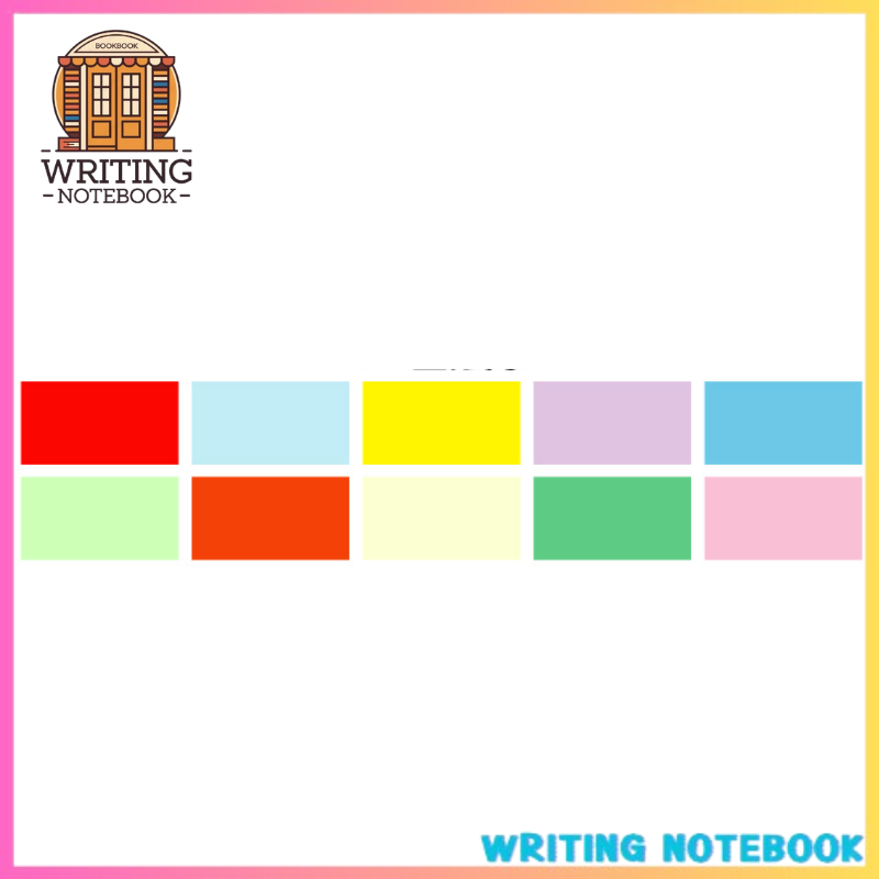 50pcs A4 colored paper assorted construction paper student school ...