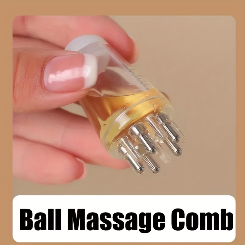 Mini hair oil container hair massager scalp massager scalp applicator ...