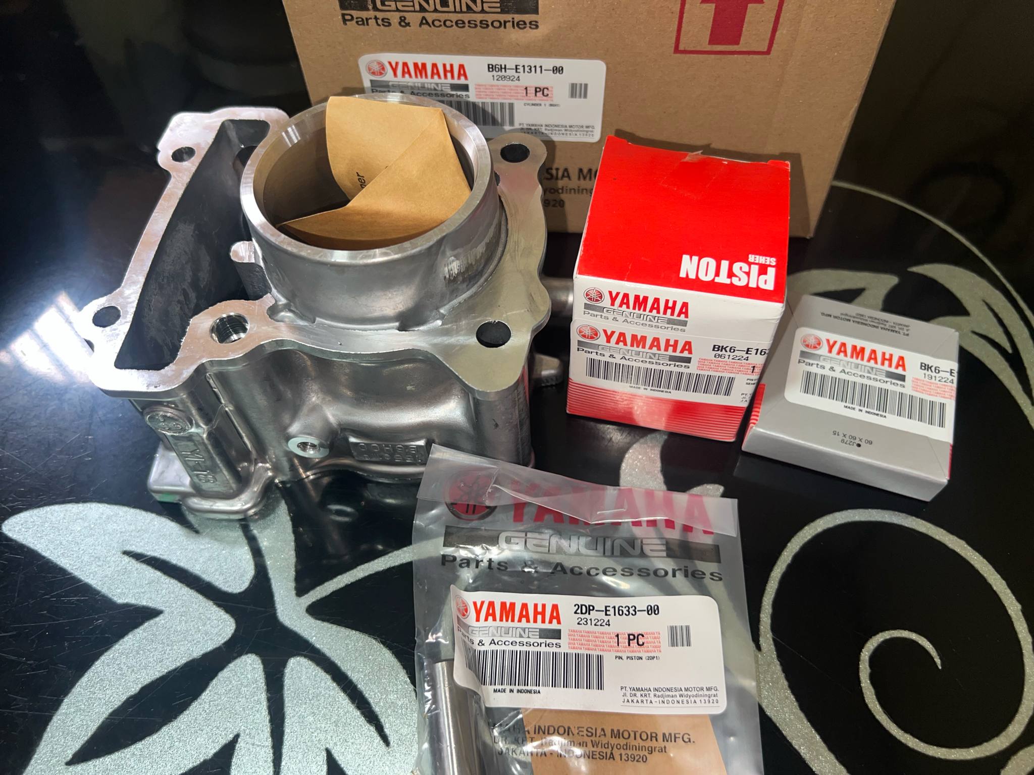 CYLINDER BLOCK KIT SET NMAX/AEROX V1 2DP-WB016-00 NMAX/AEROX V2 B6H ...