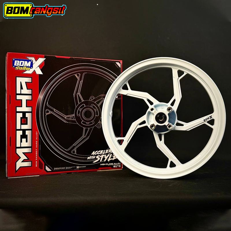 Bom Rangsit BomX MECHA CNC Hard Alloy Mags Click 125/150 MIO 110 SPORTY ...