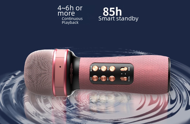 The home microphone Bluetooth microphone is suitable for karaoke and ...
