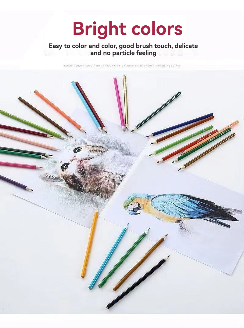 48/72/120 color professional oily colored pencil set painter painting ...