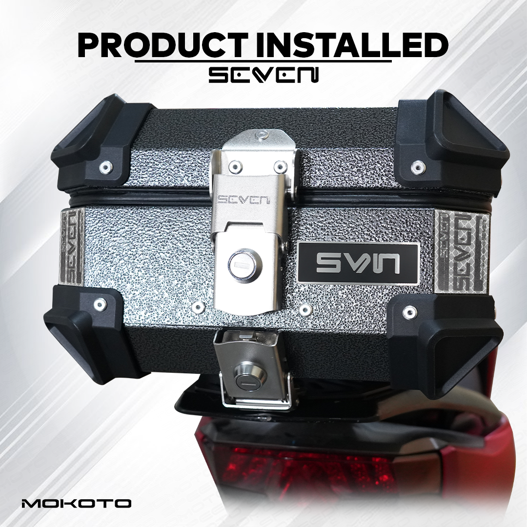 MOKOTO SEVEN SERIES 15L ALLUMINUM ALLOY ANTI SCRATCH TOP BOX SVN-11470 ...