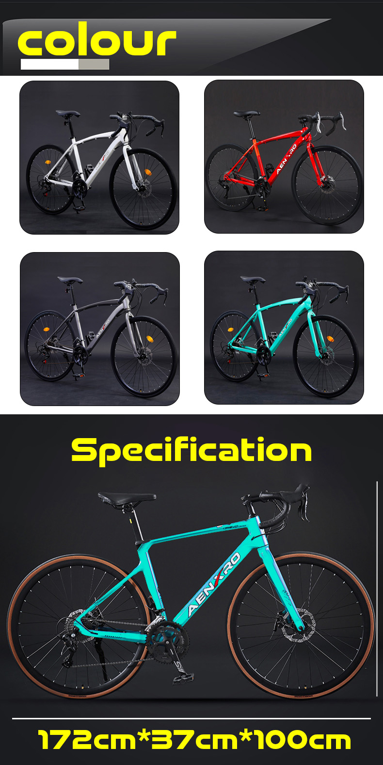Bike Road bike Slant Bicycle Mountain Bike 21S Variable Speed 700C Gear ...
