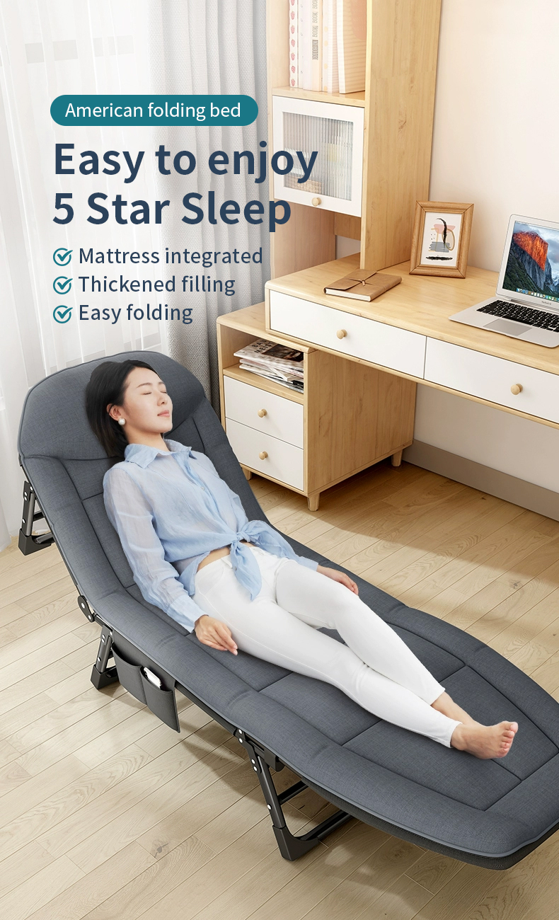 SWG Folding Bed With Foam Single Bed Portable with mat and Side Carry ...