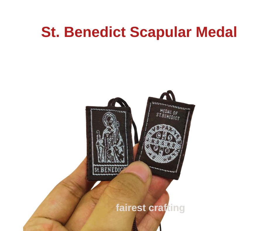 Saint Benedict Scapular Catholic Symbol | Shopee Philippines