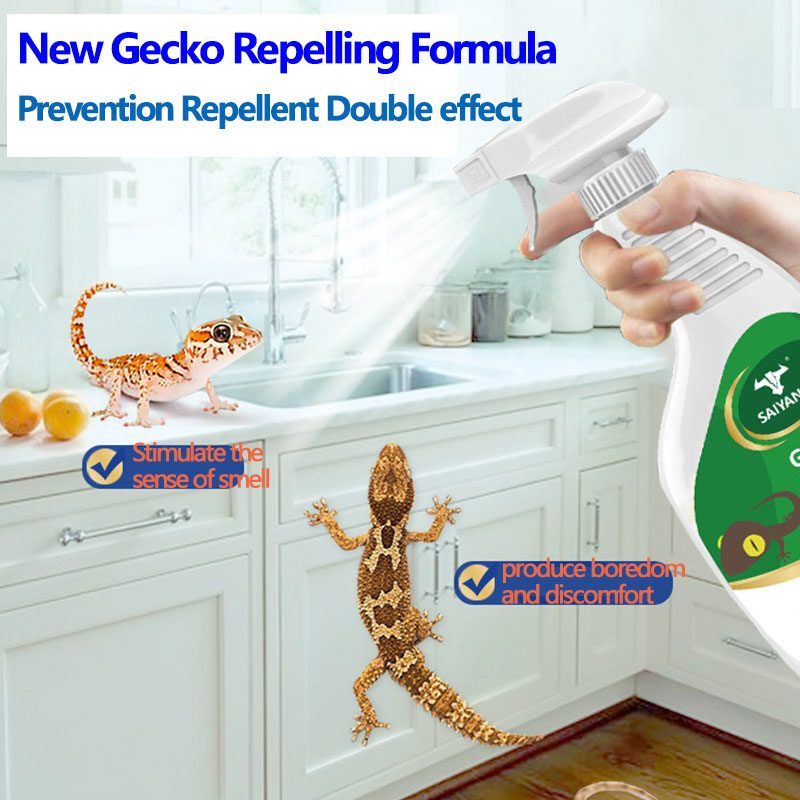 500ML Gecko Repellent Natural Pest Control Lizard Killer Spray Away ...