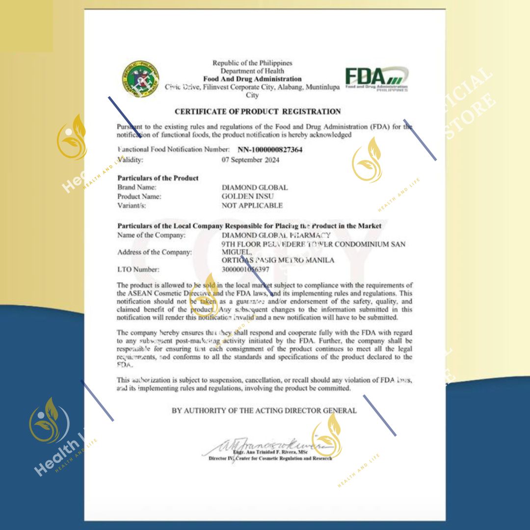 Golden Insu para sa Diabetes – Diabetic Capsule Original, Pampababa ng ...