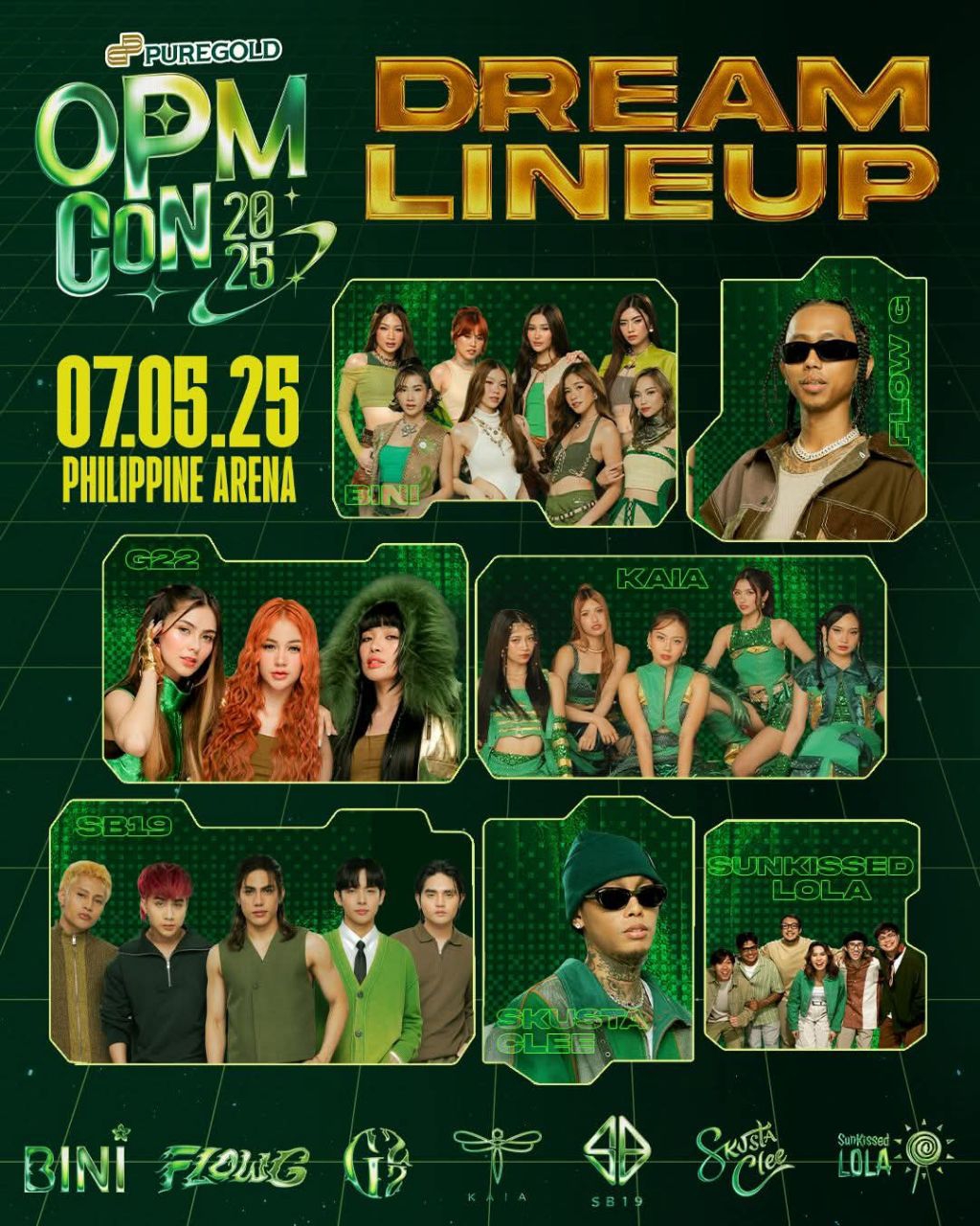 Bini , Sb19 & many more x Puregold OPM Concert Ticket 2025 (chat us ...