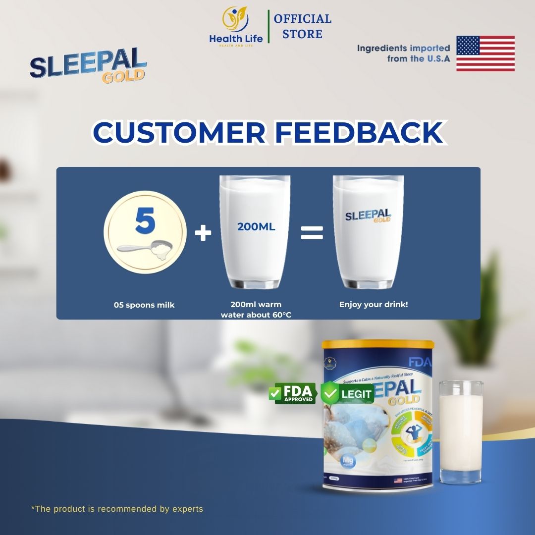 Milk Sleep Aid with Natural Melatonin, Relief for Insomnia, Stress ...