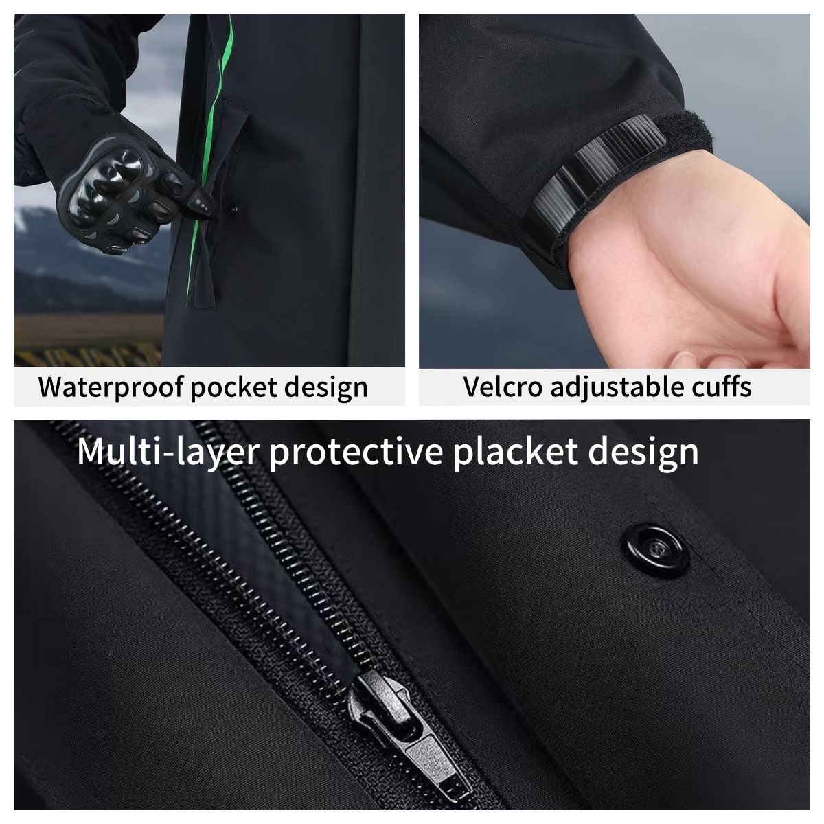 Motorcycle Raincoat Kapote Makapal Heavy Duty Waterproof Outdoor ...