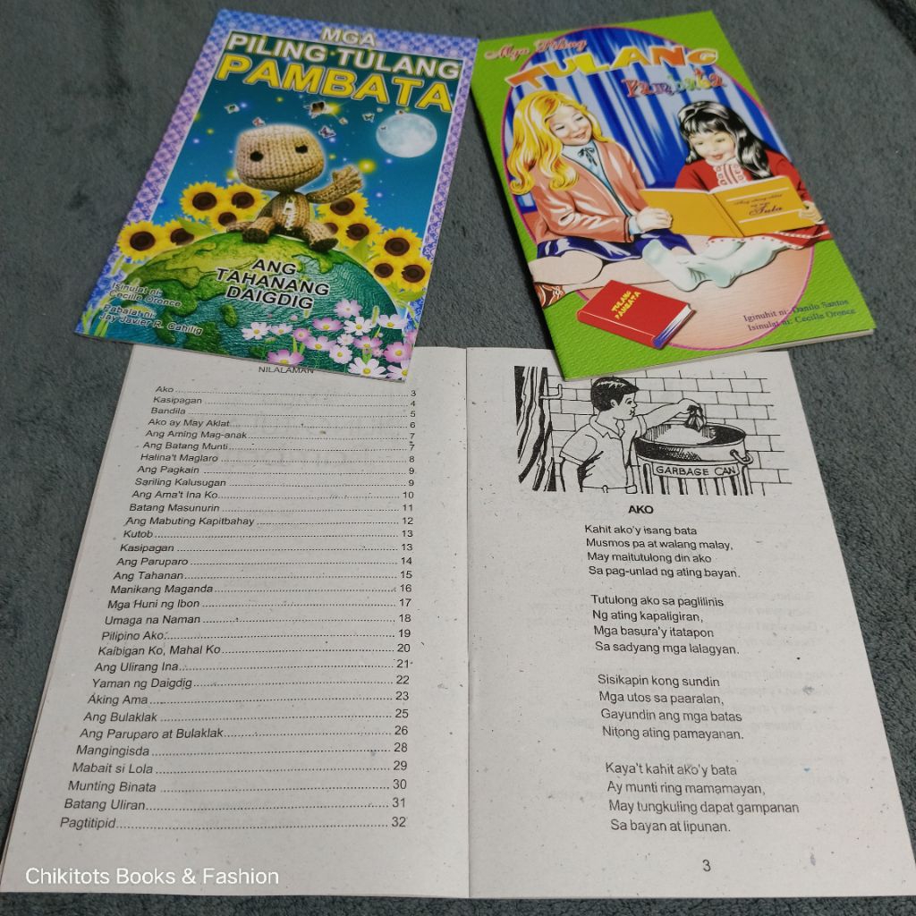 Books Babasahin Mga kwentong may Aral - Sold per 1/3pcs Pabula ...