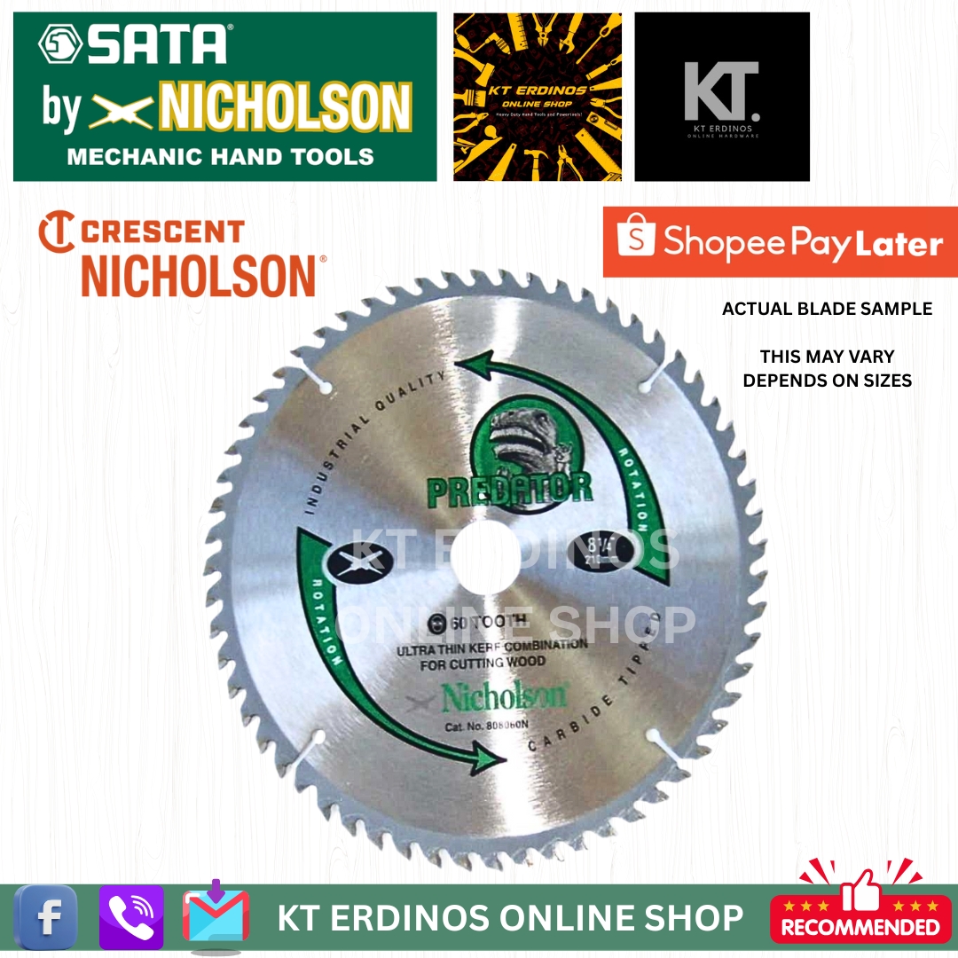 Original Nicholson Circular Saw Blade 12" x 100T For Aluminum (Original ...
