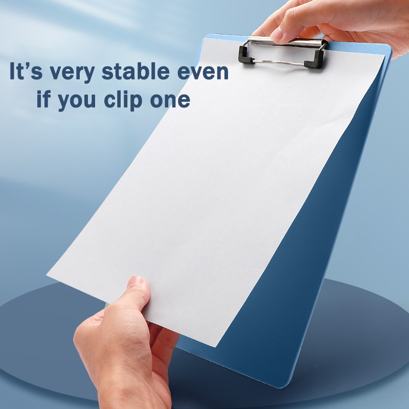 A4 Clip Board Writing Pad Hard Board Long Clip Pad File Paper Folder ...