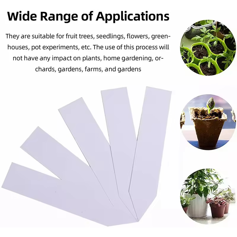 100Pcs Plant Name Tags UV Resistant Tropical Plant Tracking Organic ...