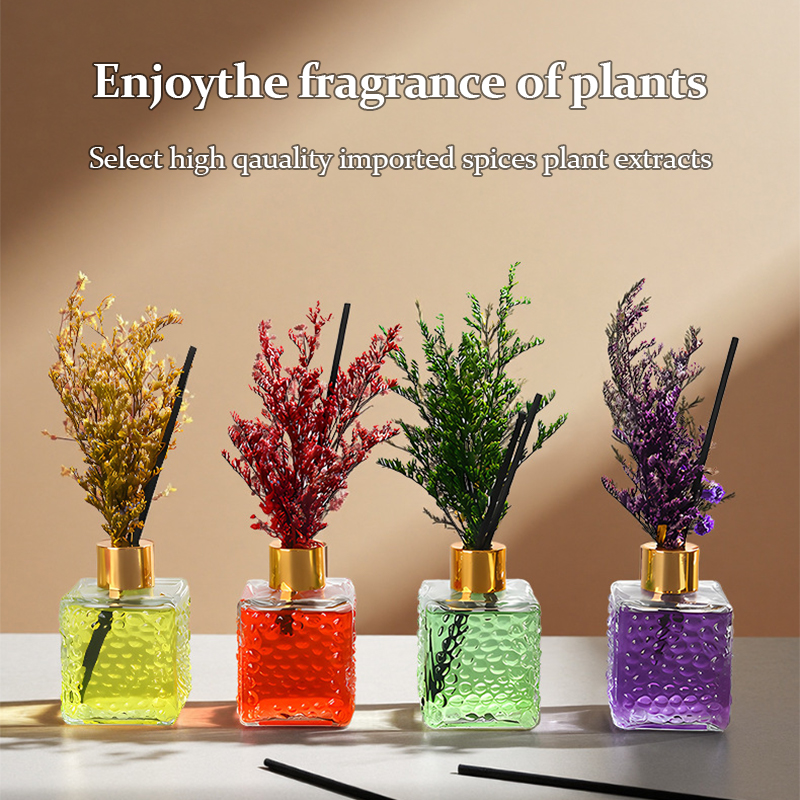 80ml Home Fragrance Dried Flower Set Decoration Reed Diffuser Household ...