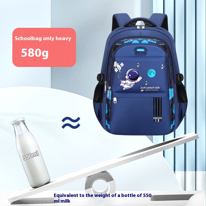LY Children's school backpack Cute Space backpack for grades 3-6 Light ...
