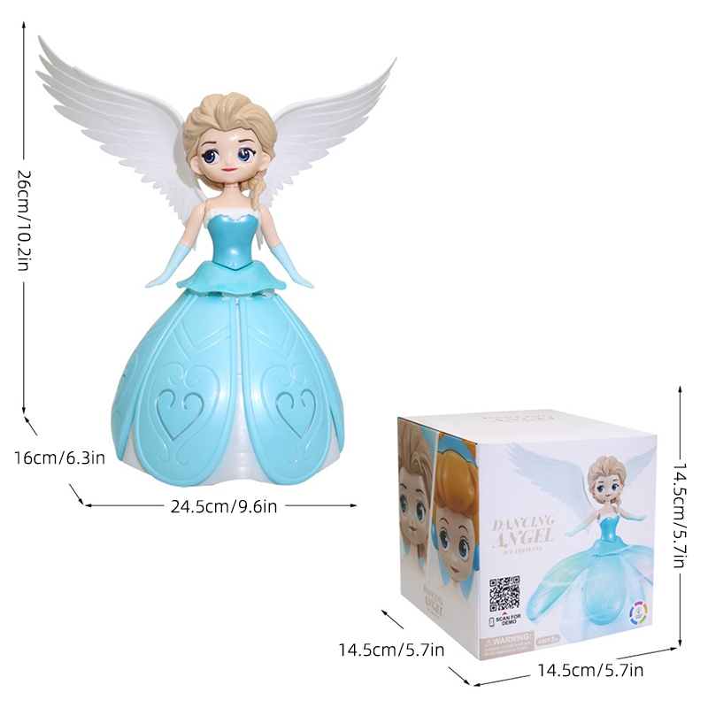 Disney Frozen Elsa Princess Electric Dancing Toy Anna with Wings Can ...