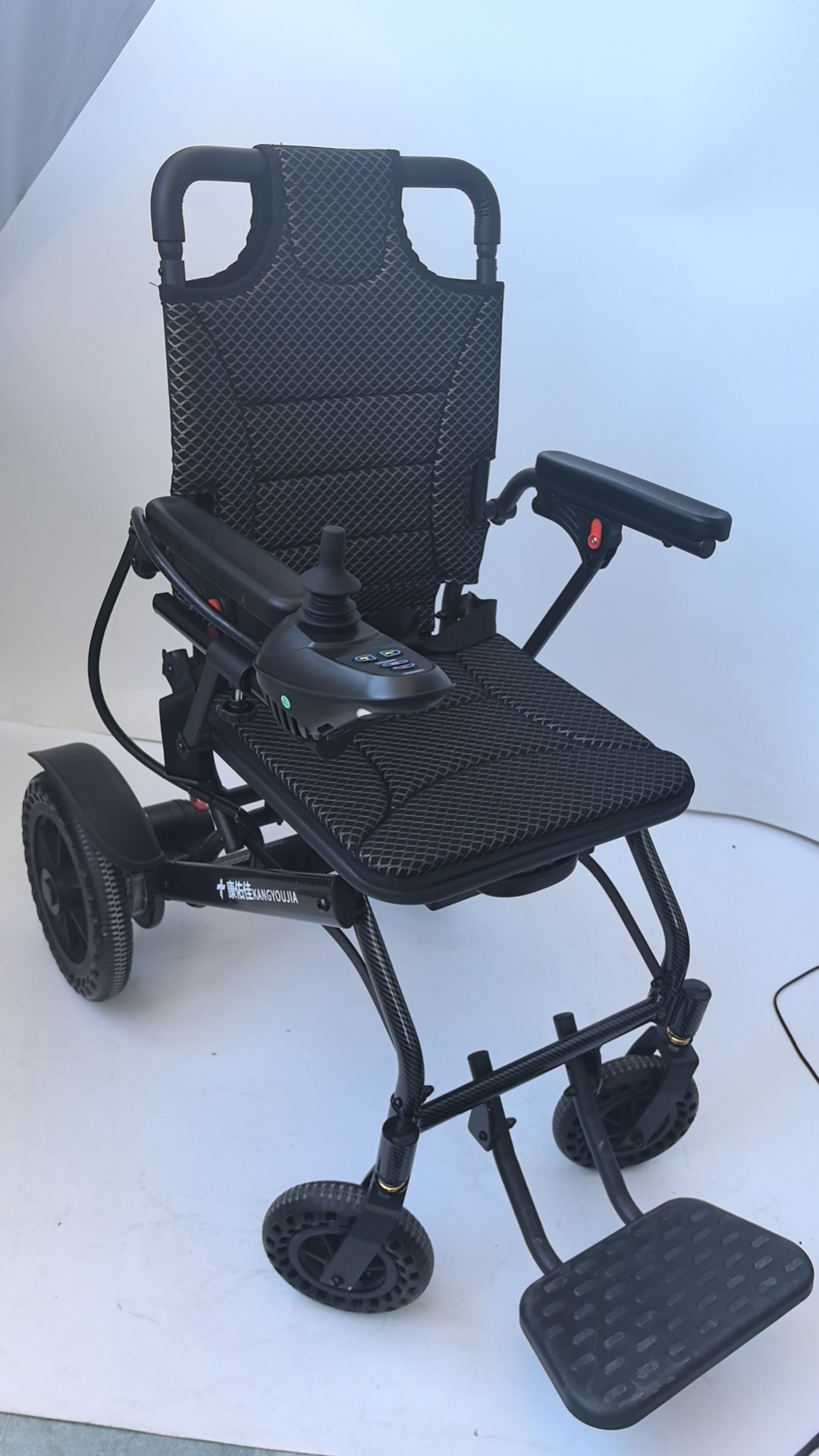 Smart Electric Wheelchair with 360W Upgraded Suspension Foldable Dual ...