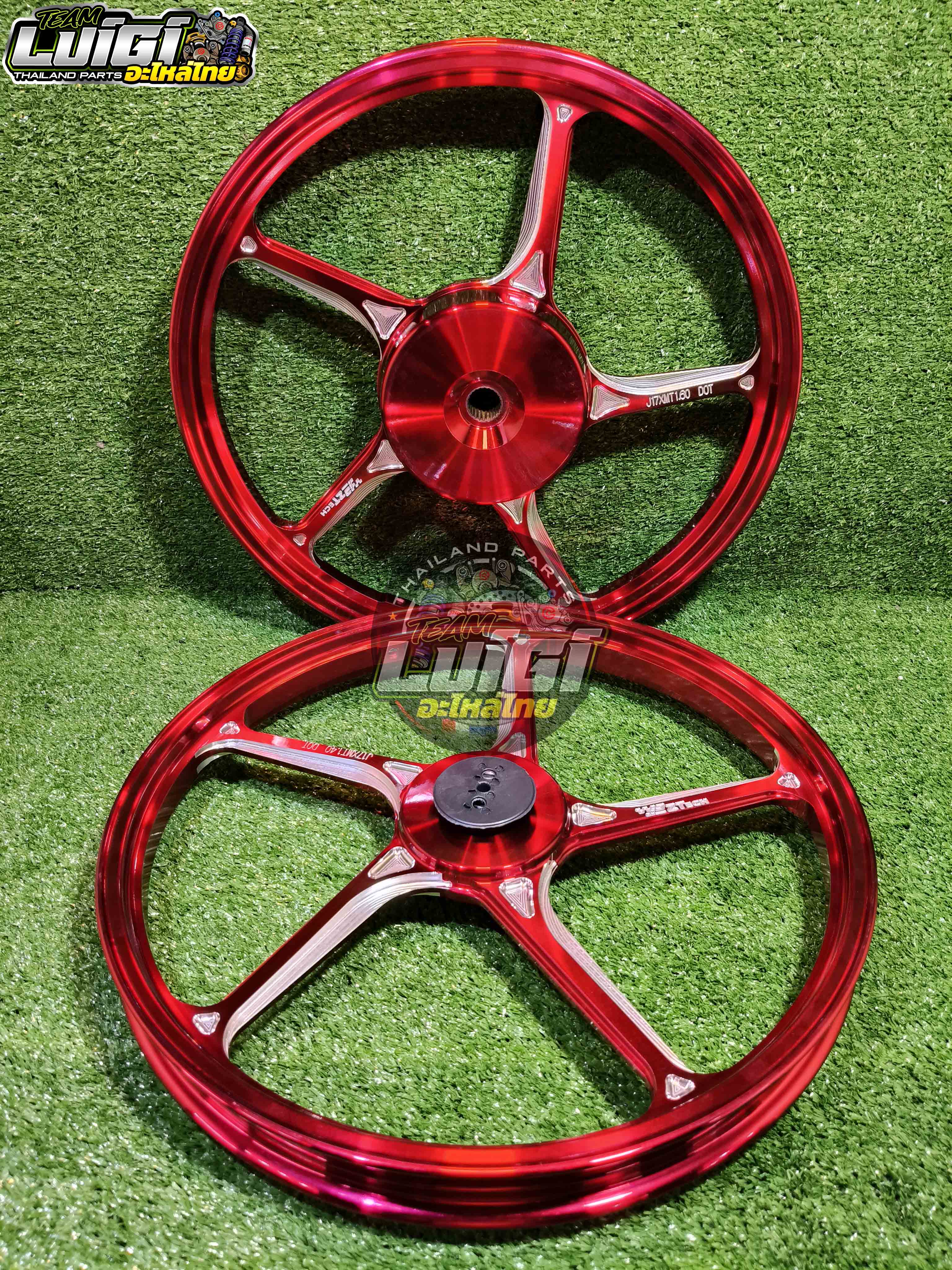 PZ TECH CNC MAGS 17S HONDA CLICK 125 / CLICK 150 MALAYSIAN CONCEPT RED ...