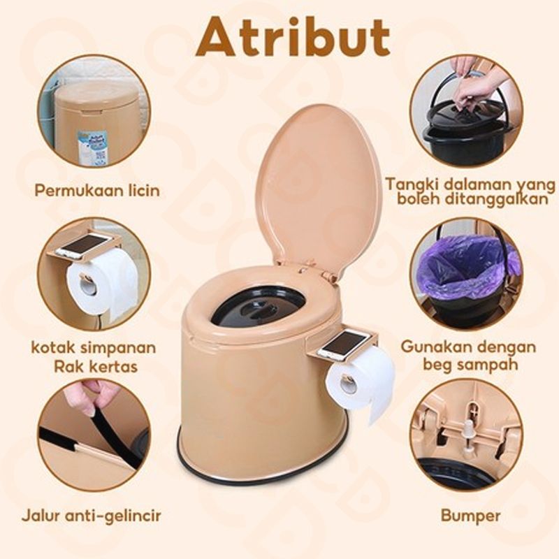 CD Toilet Bowl Durable Portable Toilet for Elder/Pregnant/Patient ...