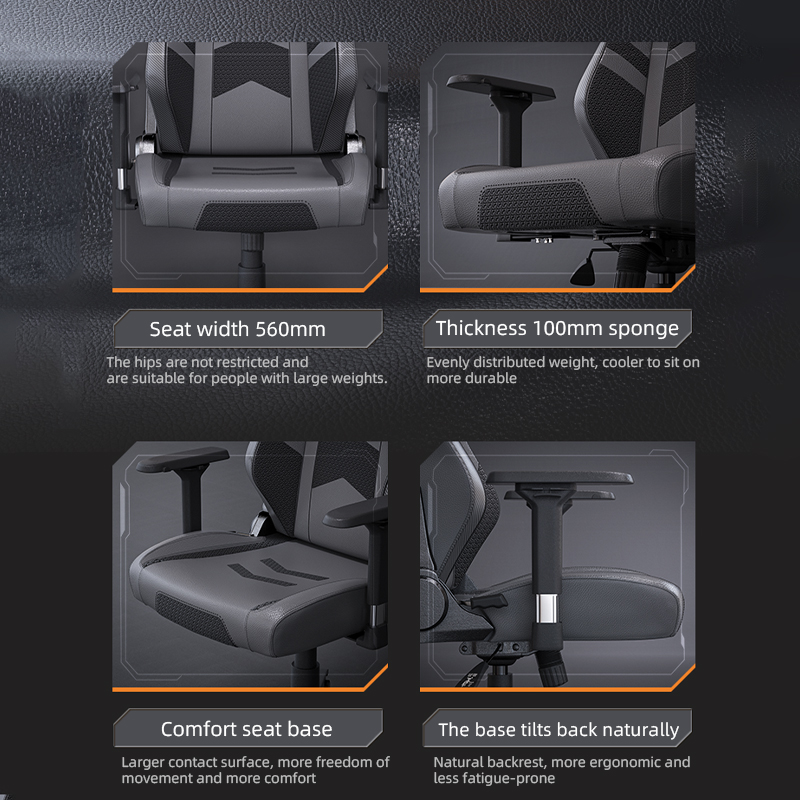 GAMEFORGE Tomahawk Series Gaming Chair Dark Deity Shadow ergonomic ...