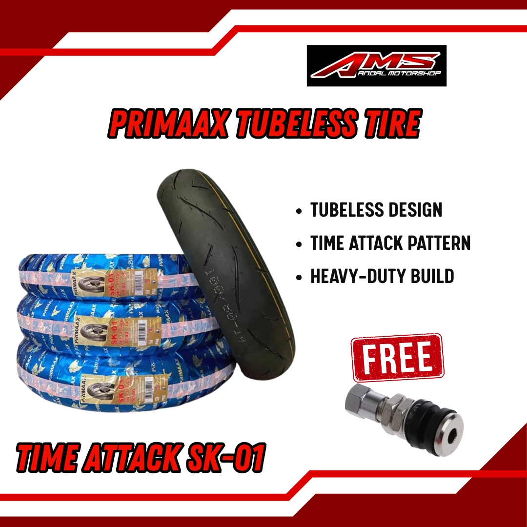 Primaax Tubeless Tire Time Attack By 14 | SK-01 Motorcycle Tire ...