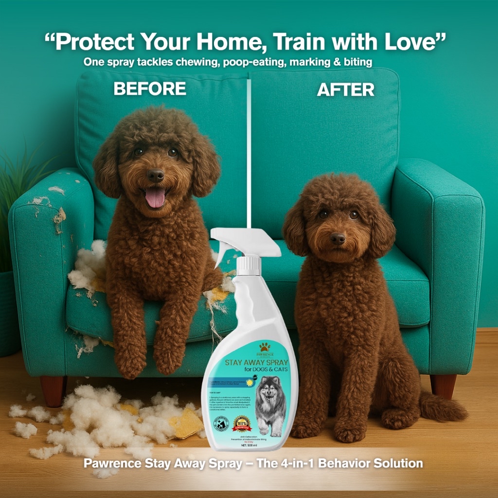Pawrence Stay Away Spray – Pet Behavior Control Solution (Anti-Mark ...