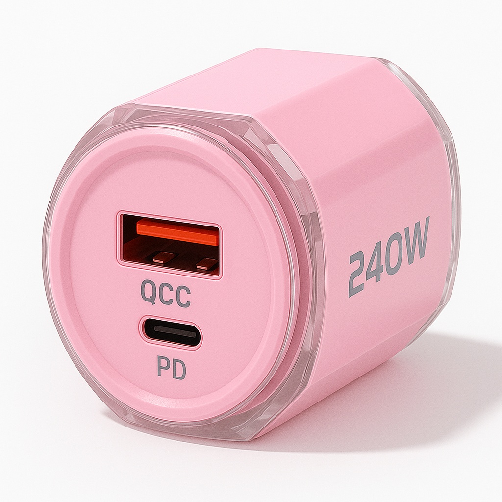 240W USB C Charger QC30 PD Fast Charging Adapter Multi Port Wall Plug ...
