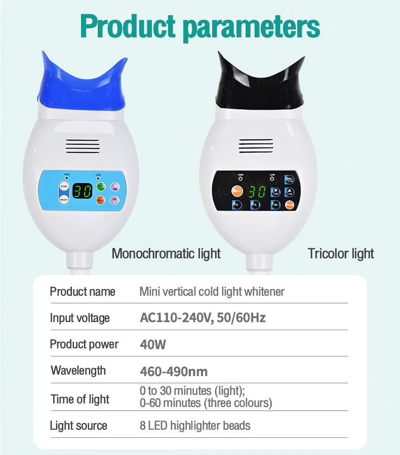 Dental Teeth Whitening Machine LED Light Professional Cold Light ...