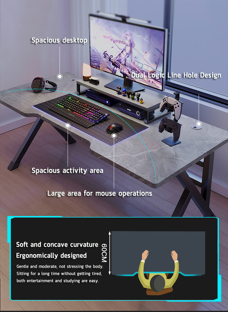 Computer Table for Working Table Laptop Study Table 100/120/140cm ...