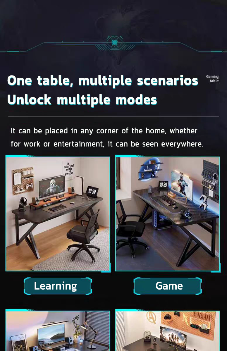 Computer Table for Working Table Laptop Study Table 160/140/120cm ...