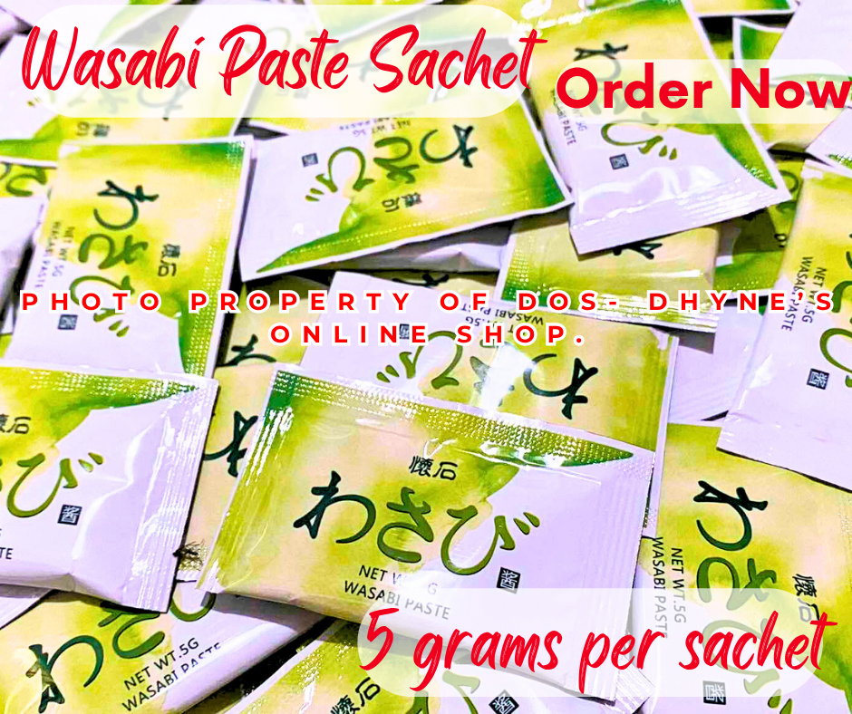 Japanese Wasabi Paste Sachet 5grams | Hot Spicy. | Shopee Philippines