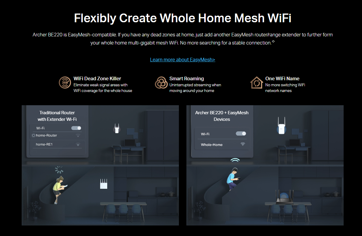 TP-Link Archer BE220 BE3600 Dual-Band Wi-Fi 7 Router | Shopee Philippines