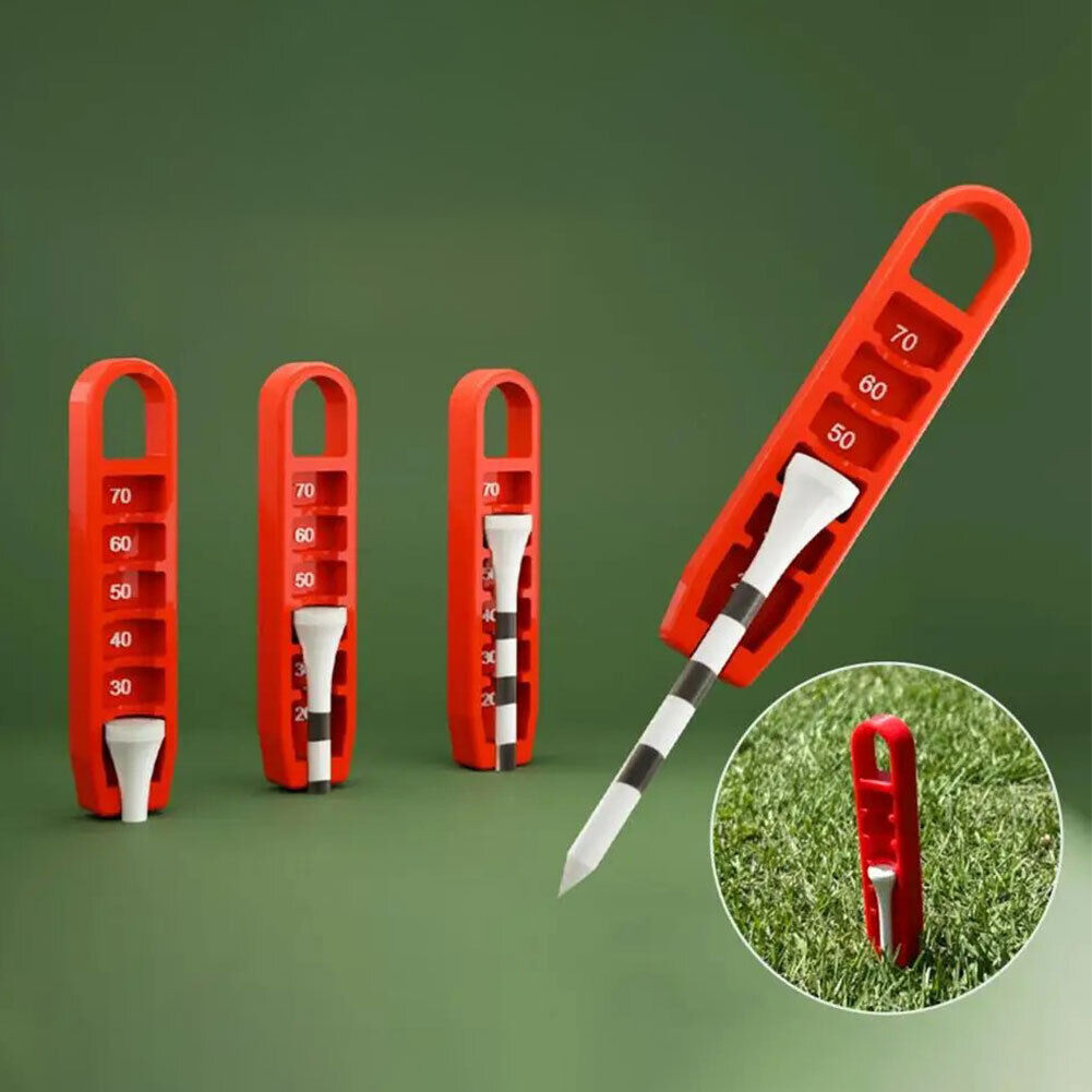 Adjustable Golf Tee Depth Setter Puller Red Easy-Grip with Precision ...