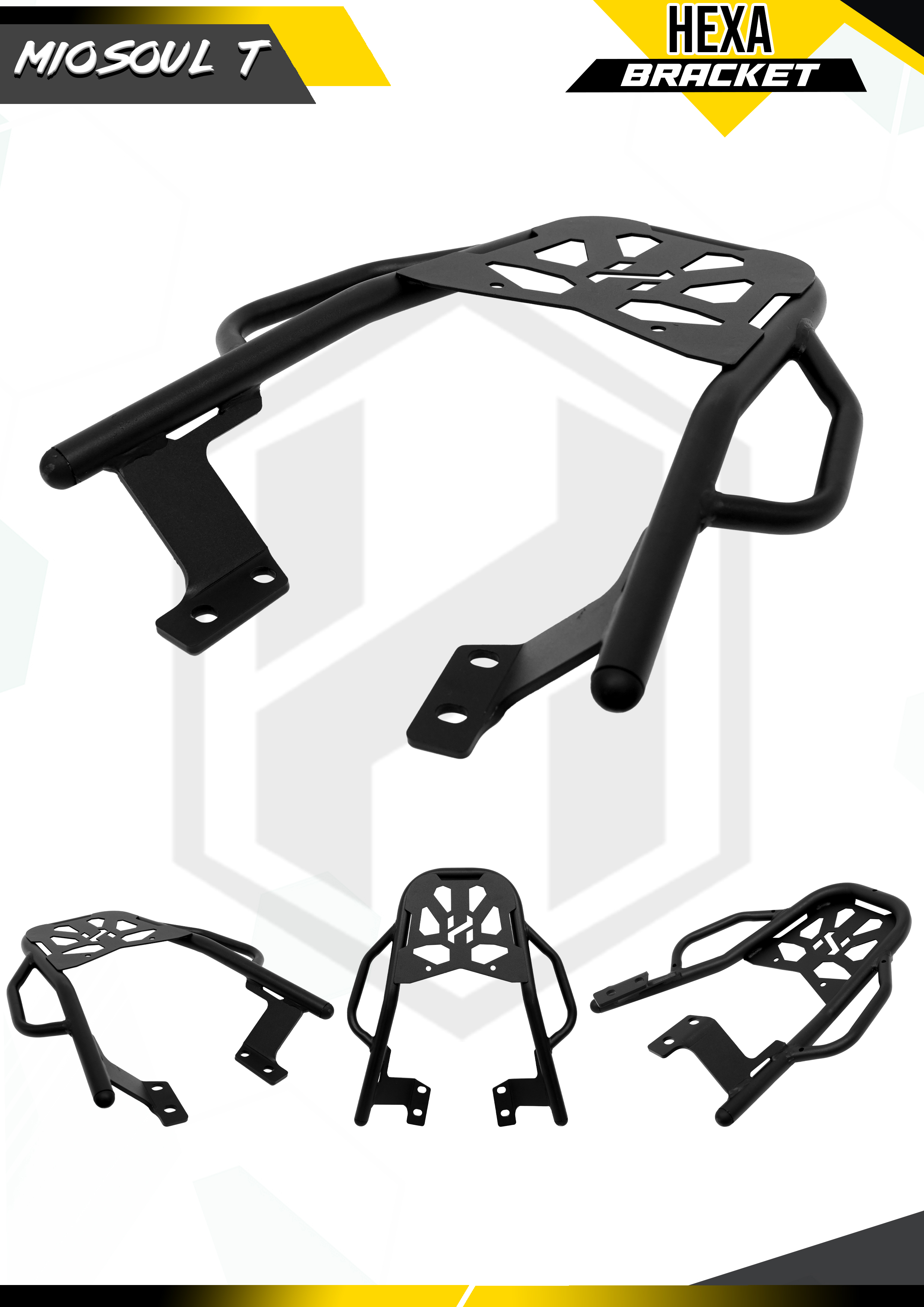 HEXA MIO SPORTY/SOUL/SOULTY/FINO TOP BOX BRACKET METAL for Motorcycle ...