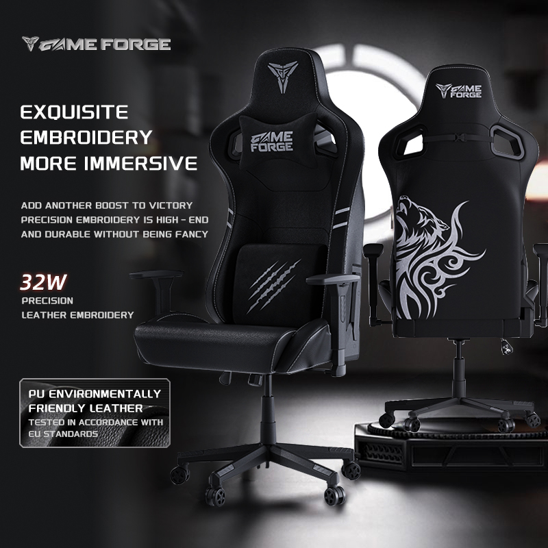 GAMEFORGE Wolverine Series Gaming Chair ergonomic Office Chair | Shopee ...