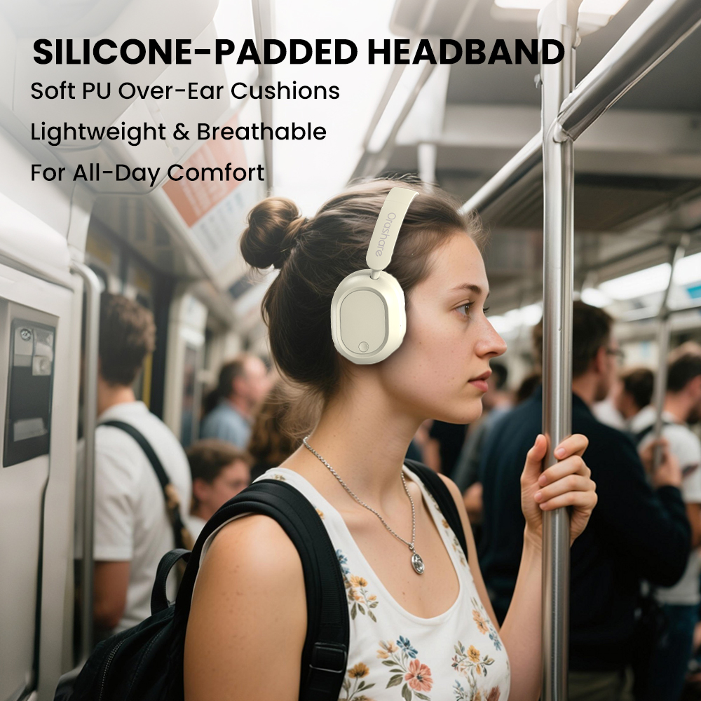 Orashare HS05 Wireless Headphones Bluetooth 5.4 Low Latency Gaming 17H ...