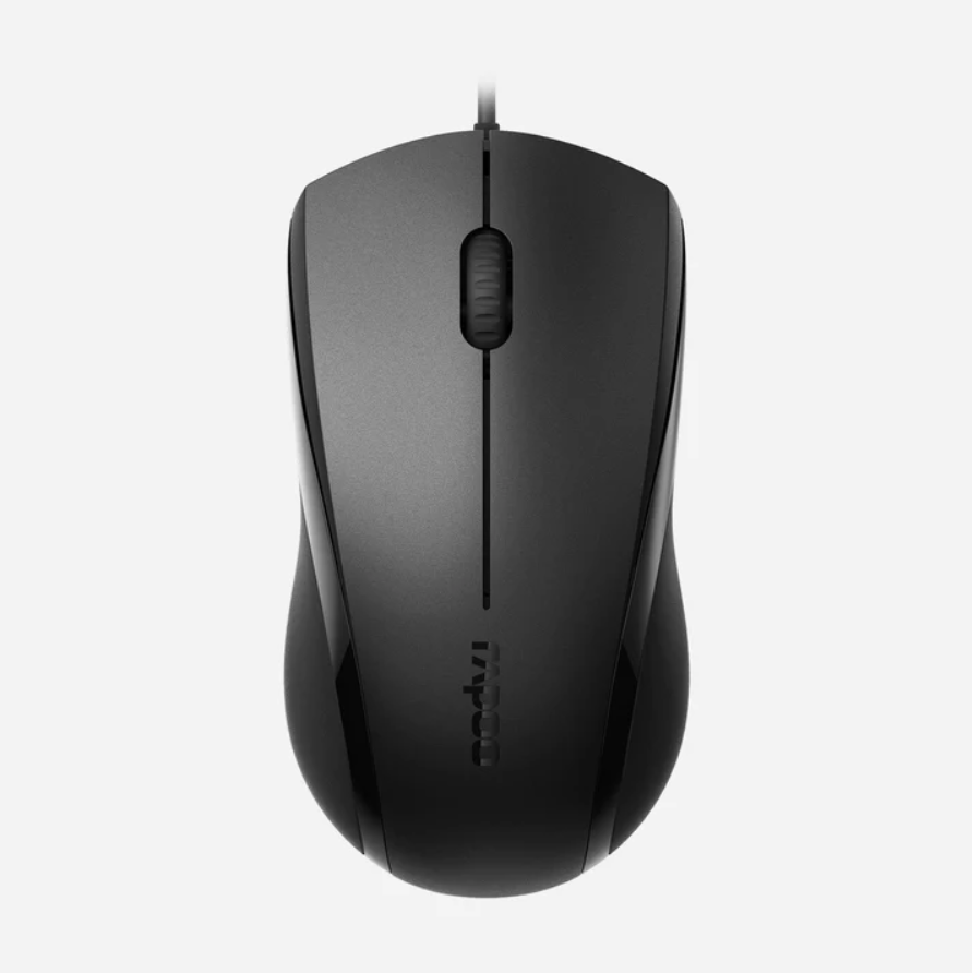 Rapoo N1600 Ergonomic Design Silent Wired Mouse 1000 DPI | Shopee ...