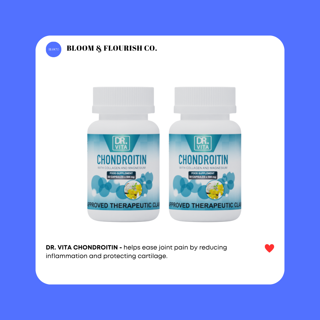 Dr. Vita Chondroitin with Collagen and Magnesium 30 capsules (2 BOTTLES ...