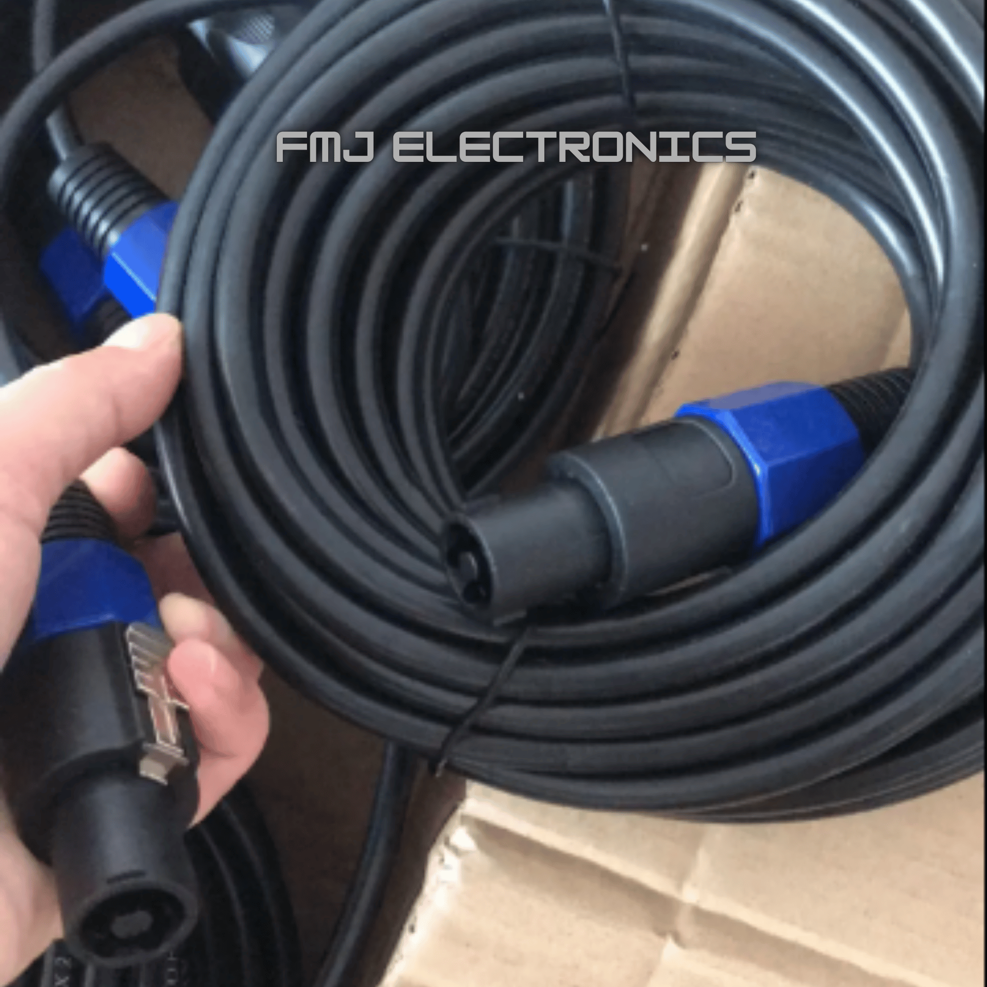 Speak On Cable Connection For Audio Speaker And Power Extension Speakon ...