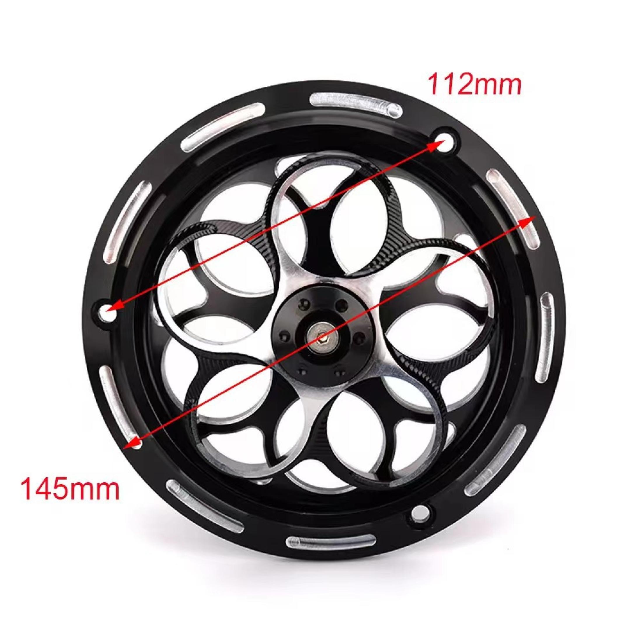 Motorcycle Cover Spinner Engine Fan Rotation Guard Scooters CNC Engine ...