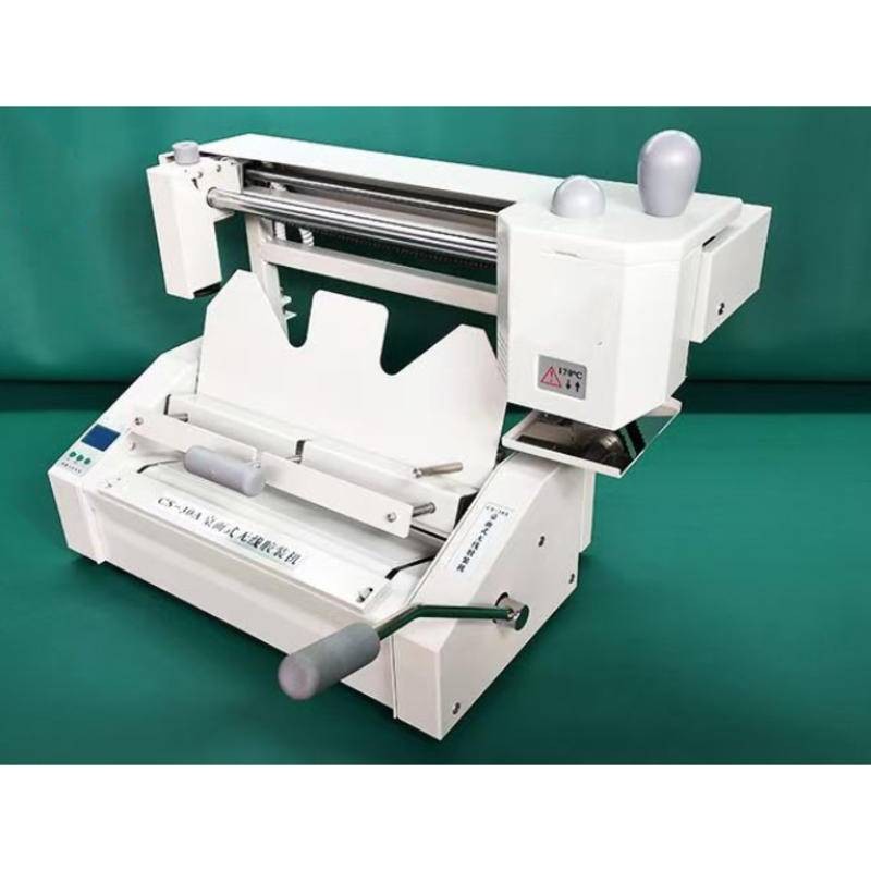 A4 C30 desktop glue binding machine graphic and textual hot melt ...
