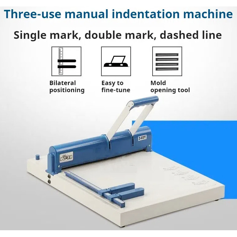 460Y manual indentation machine, dashed double indentation compaction ...