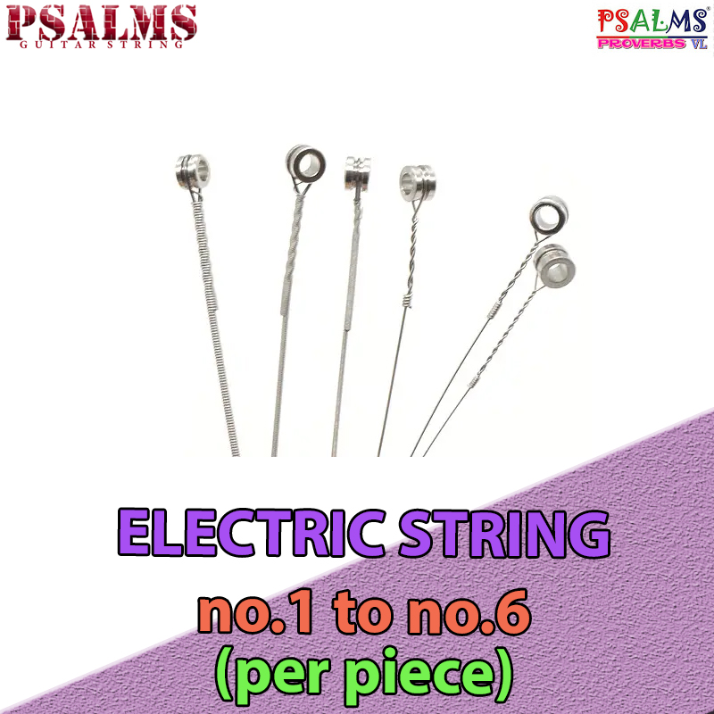 ELECTRIC GUITAR STRING no.1 to no.6 (per piece)psalms guitar string ...