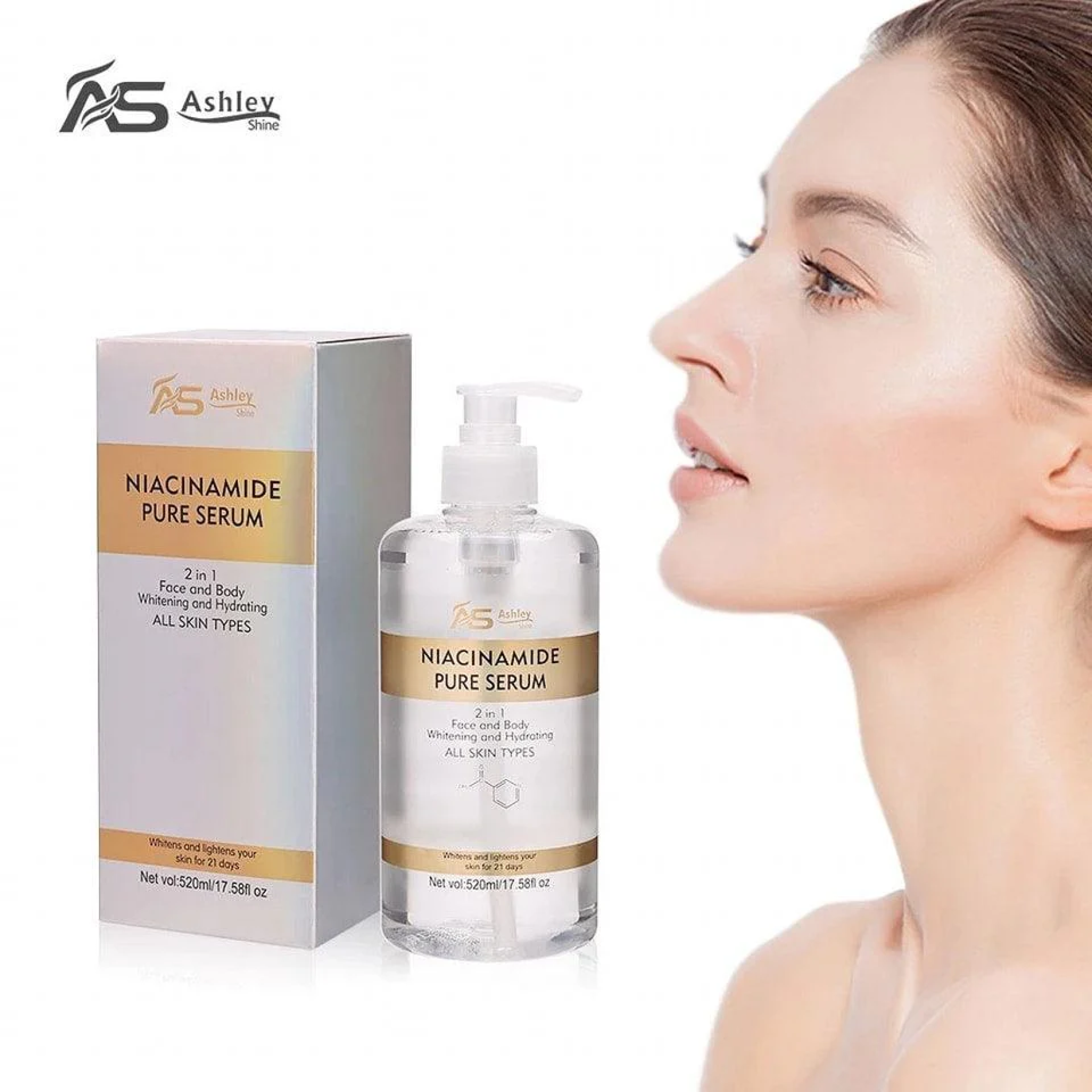 LBLS PURE SERUM Face Body Moisturizes Whitening Skin Elbow Knee ...